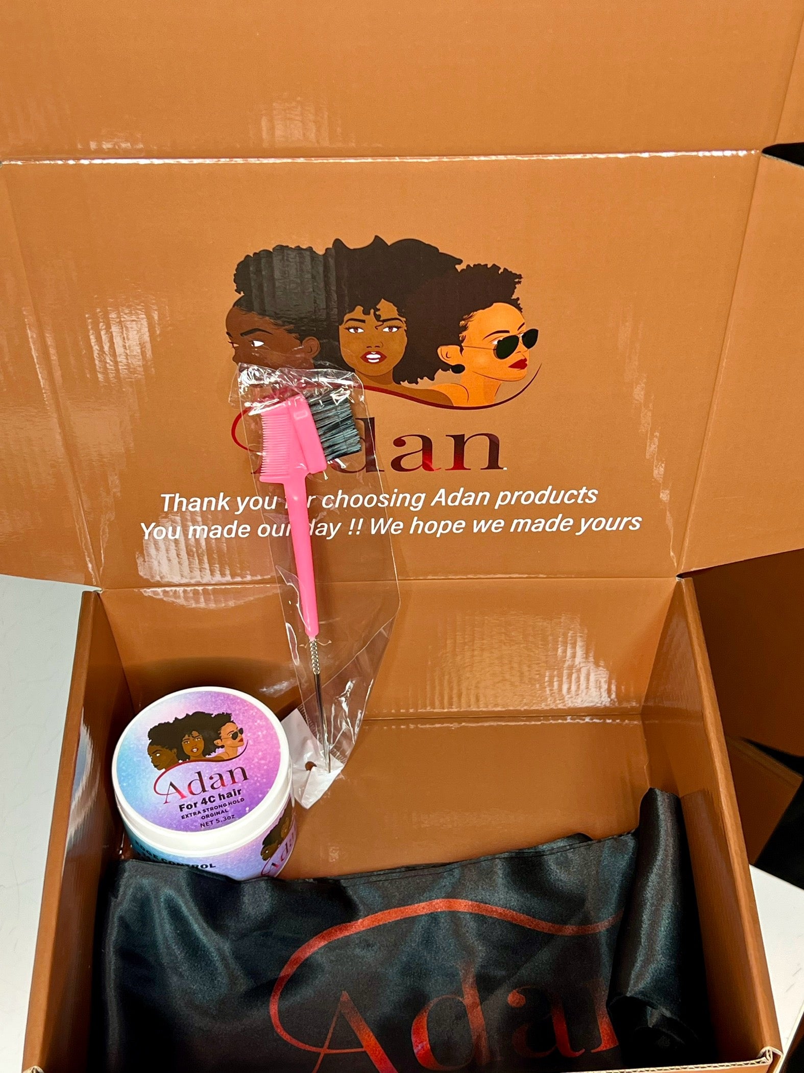 Adan Edge control . Extra Strong Hold. (brush not included) Big jar (5 ...