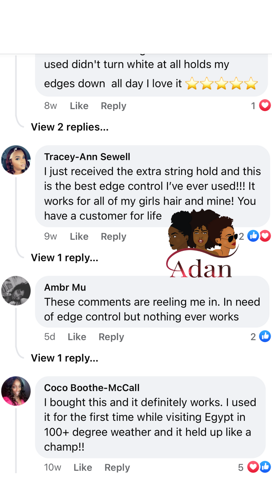 Adan Edge control . Extra Strong Hold. (brush not included) Big jar (5 ...